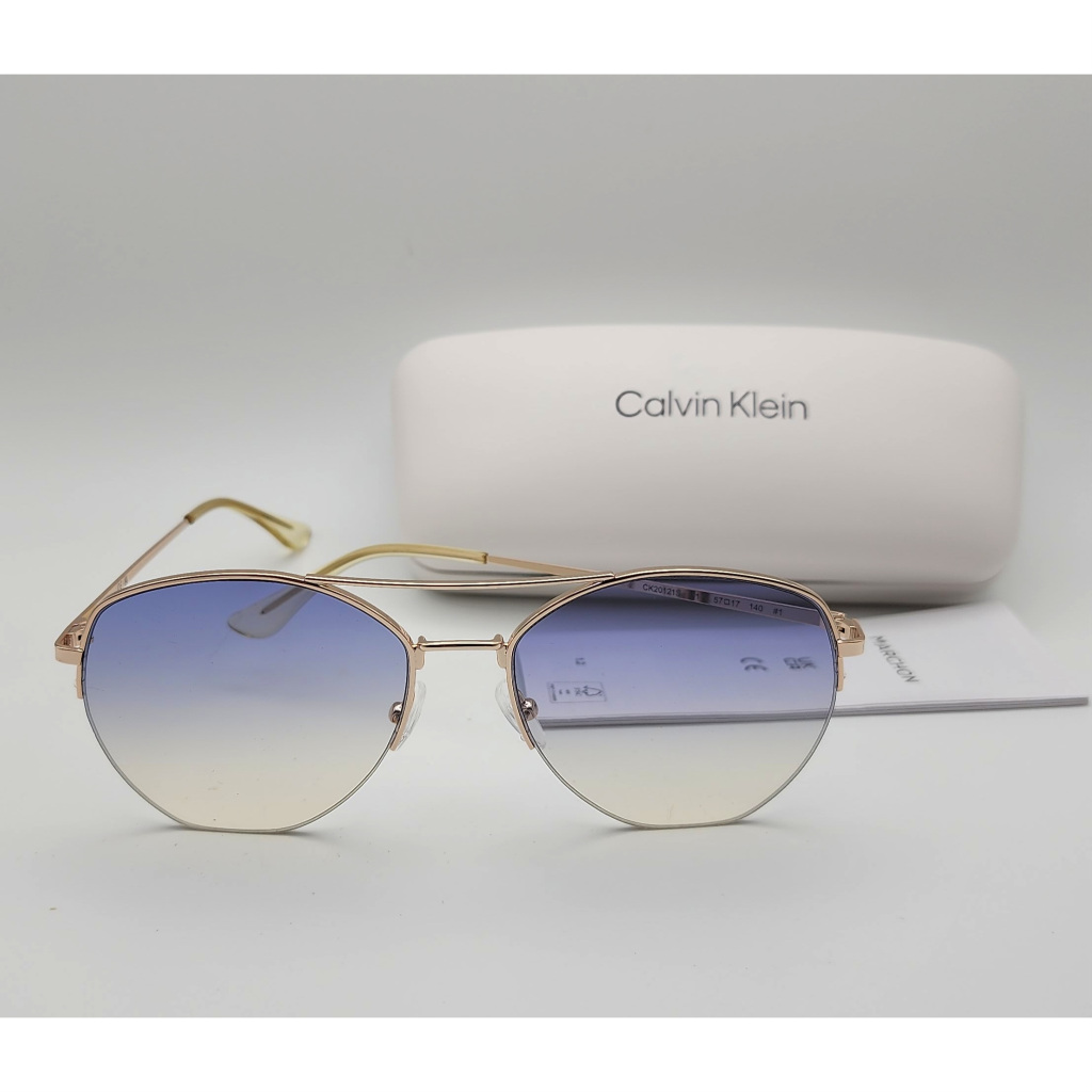 แว่นตา CALVIN KLEIN MEN'S CK20121S-717 57/17 140 ROSE GOLD FRAME BLUE ...