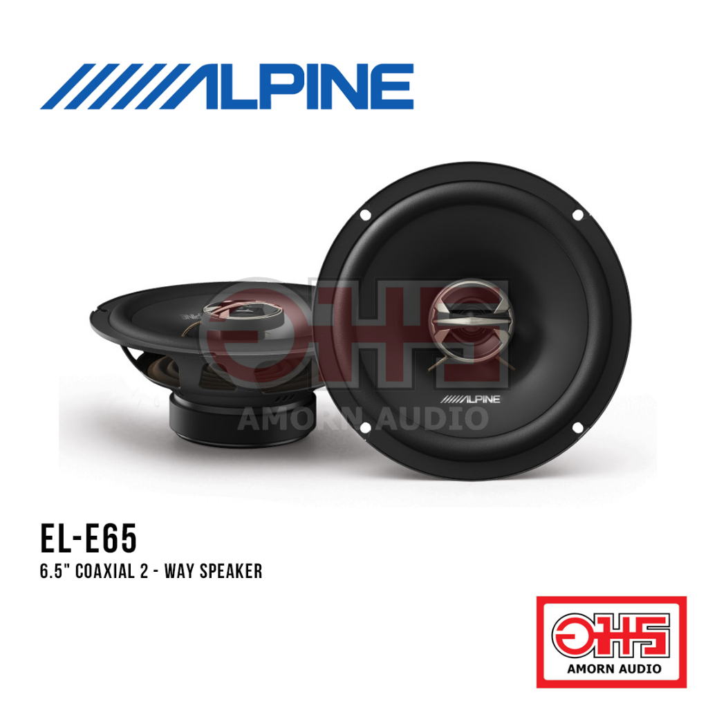 ALPINE EL-E65 6.5" COAXIAL 2 - WAY SPEAKER / AMORN AUDIO | Shopee Thailand
