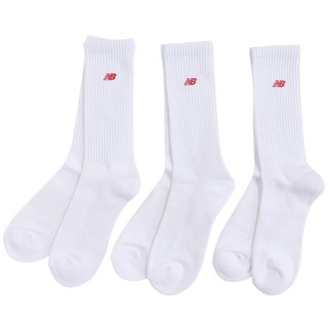 New Balance นิวบาลานซ์ ถุงเท้า (1 แพ็คมี 3 คู่) NB Patch Logo Crew 3PP ...