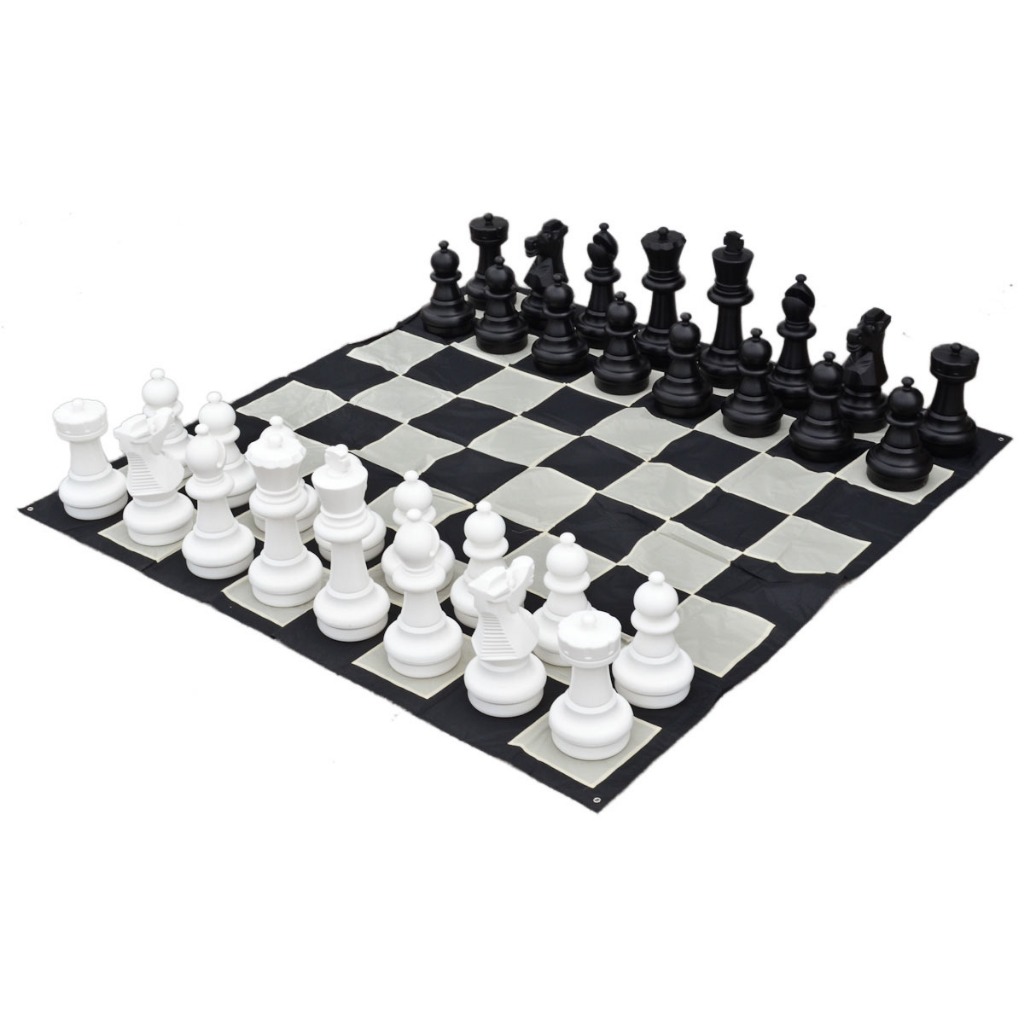 25" Giant Chess Set with Board ชุดหมากรุกยักษ์25นิ้ว+กระดาน | Shopee ...