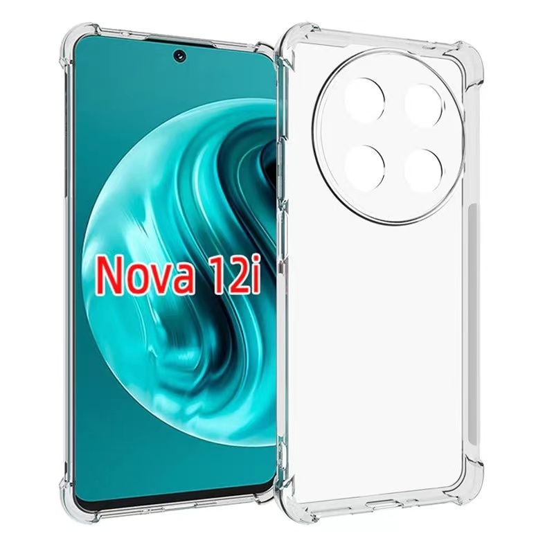 Huawei Nova 12 SE/nova 12i/Huawei nova 12s(ส่งในไทย)เคสTPUใสกันกระแทกแบบคลุมกล้องHuawei Nova 12i ...