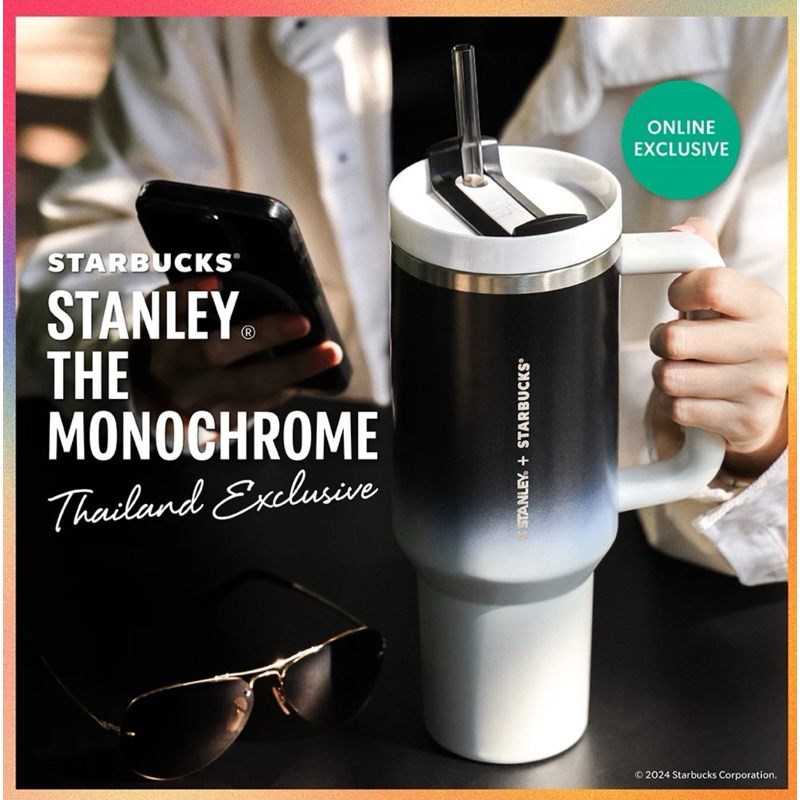 Starbucks Stainless Steel Stanley Gradient Black 40 oz | Shopee Thailand