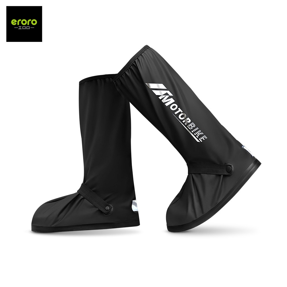 ERORO ถุงหุ้มรองเท้า บูทกันน้ำ บูทPVCกันฝน พร้อมแถบสะท้อนแสง | Shopee ...