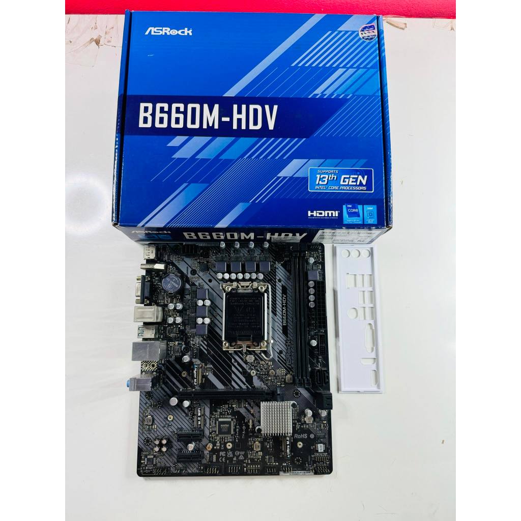 ขายเมนบอร์ดมือสอง ASROCK B660M-HDV (DDR4) (SOCKET LGA 1700) (MICRO-ATX ...