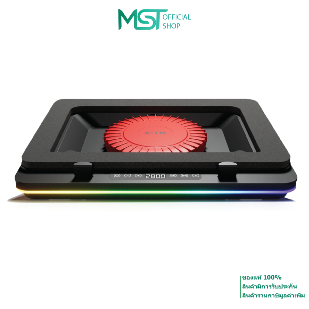 IETS GT626 COOLING PAD พัดลมระบายความร้อนโน้ตบุ๊ค RGB 2800RPM รองรับ ...
