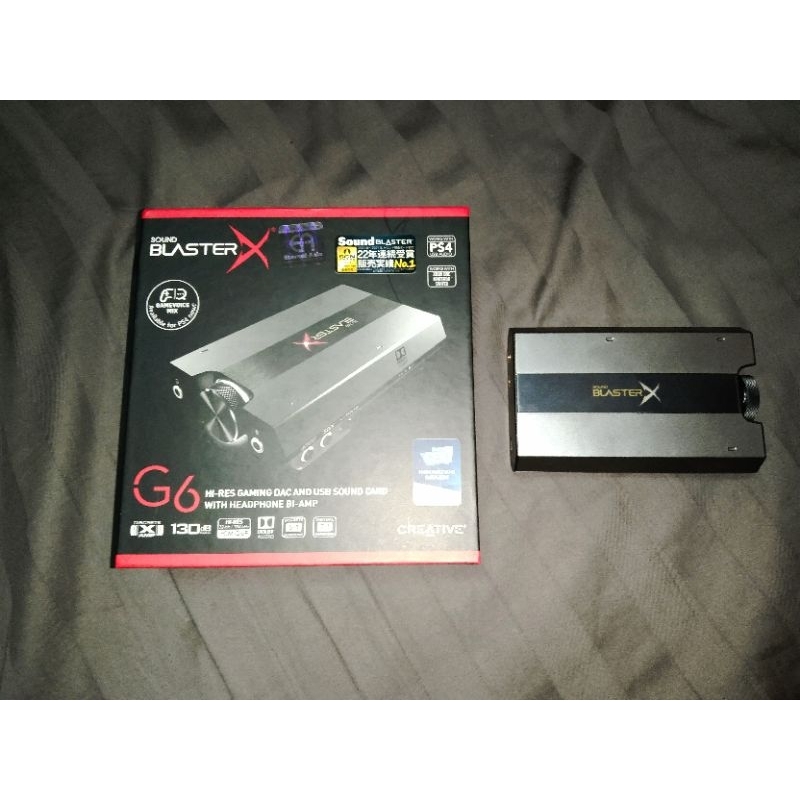 การ์ดเสียง Creative Sound BlasterX G6 Hi-res gaming dac | Shopee Thailand