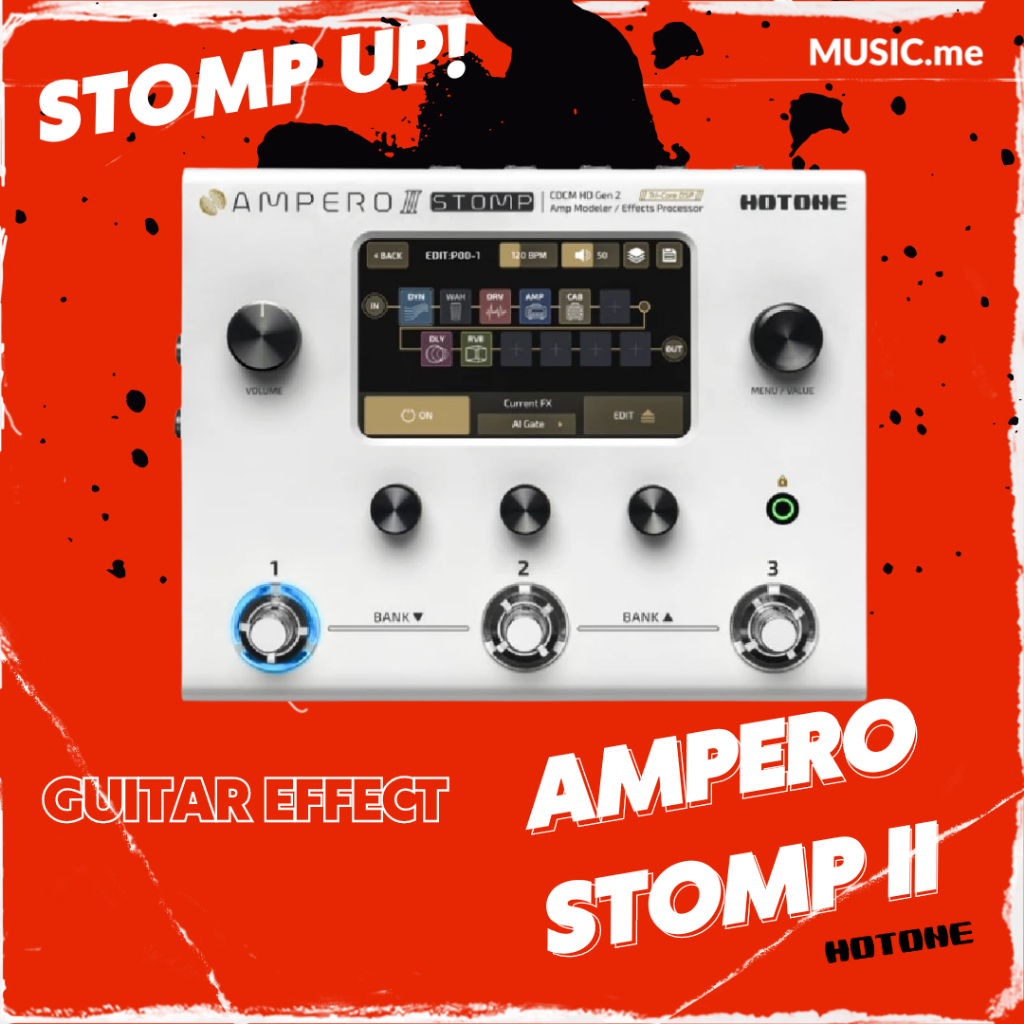 เอฟเฟคกีตาร์ Hotone Ampero Stomp II | Shopee Thailand