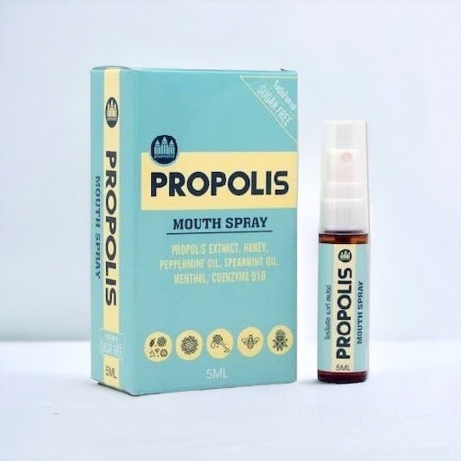 Pharmahof PROPOLIS MOUTH SPRAY ฟาร์มาฮฮฟ โพรโพลิซ เมาท์ สเปรย์ 15 Ml ...