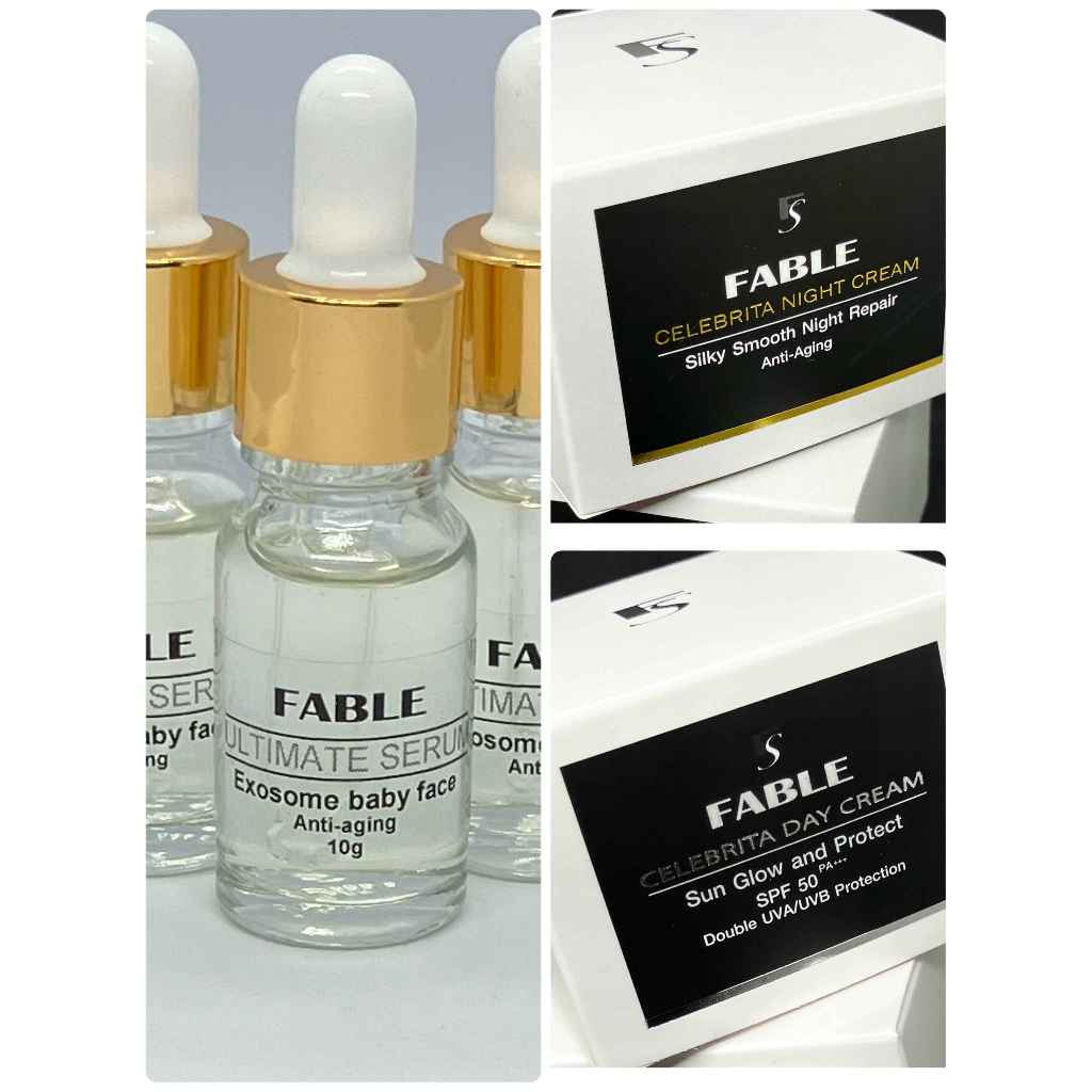 Fable Anti-aging Facial Cream & Serum | Shopee Thailand