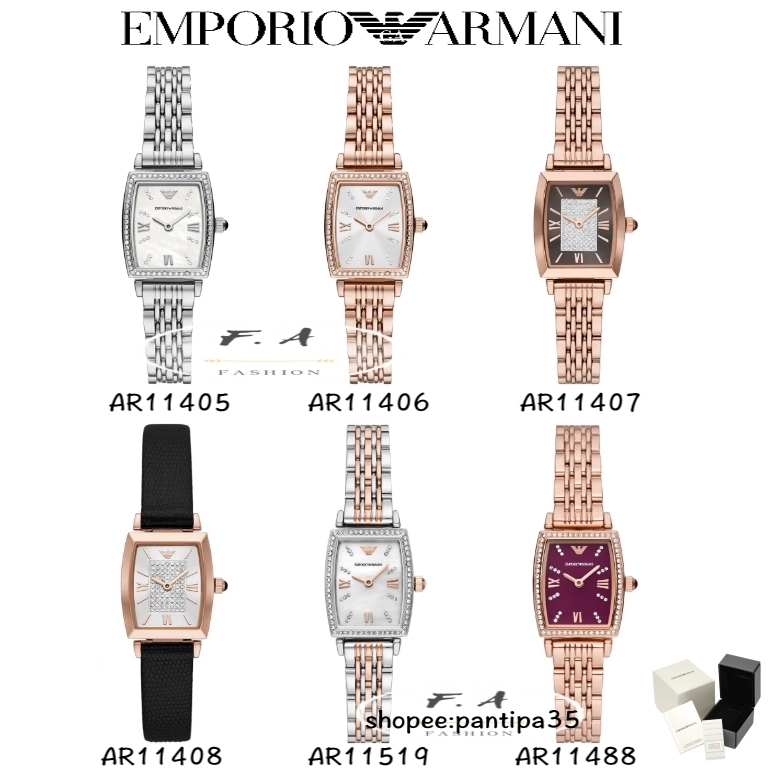 F.A Original Emporio Armani นาฬิกาผู้หญิงค่ะ ข้อมือผู้หญิง รุ่น AR11406 ...
