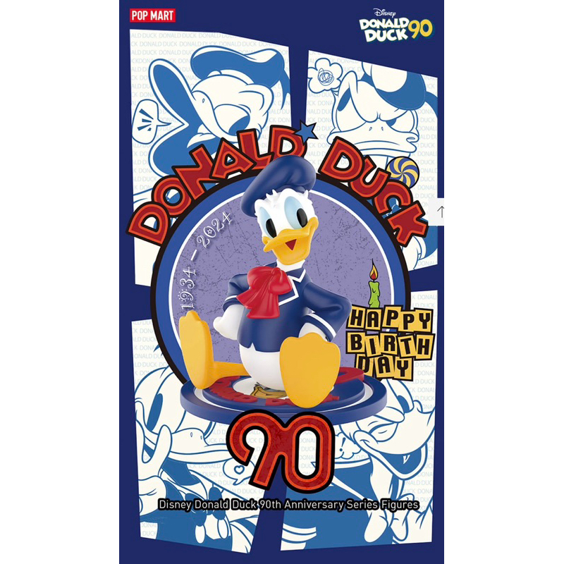 (พร้อมส่ง) Disney Donald Duck 90th Anniversary Series Figures | Shopee ...