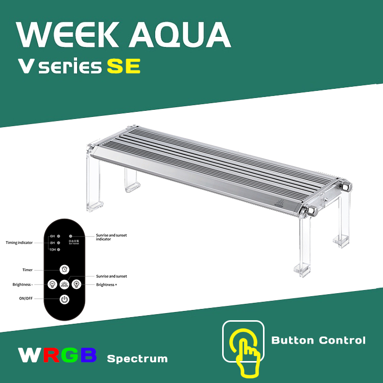 Week Aqua V Series SE V300 V450 V600 WRGB โคมไฟตู้ไม้น้ำ แคคตัส ไม้อวบน้ำไลทอป | Shopee Thailand