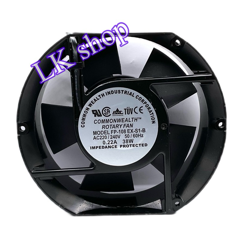 พัดลมระบายอากาศแบบหัวตัด 6นิ้ว MODEL FP-108 EX-S1-S AC220-240V | Shopee ...