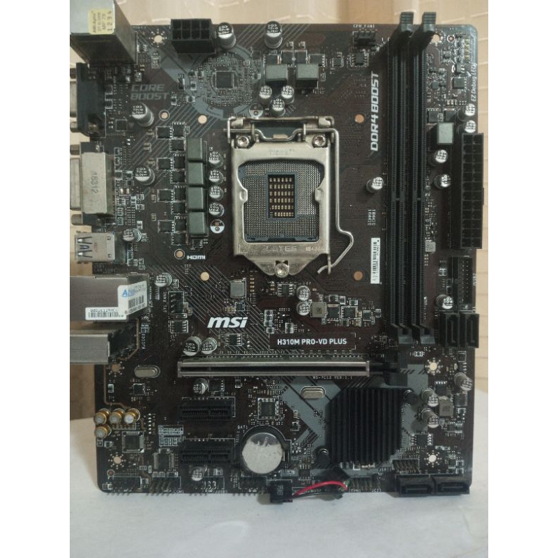 Mainboard 1151V2 MSI H310M PRO-VD PLUS รองรับ Intel Gen8&9 | Shopee ...