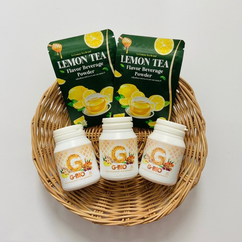 Gbio 3กระปุก แถมชาเลม่อน 2 ซอง | Shopee Thailand