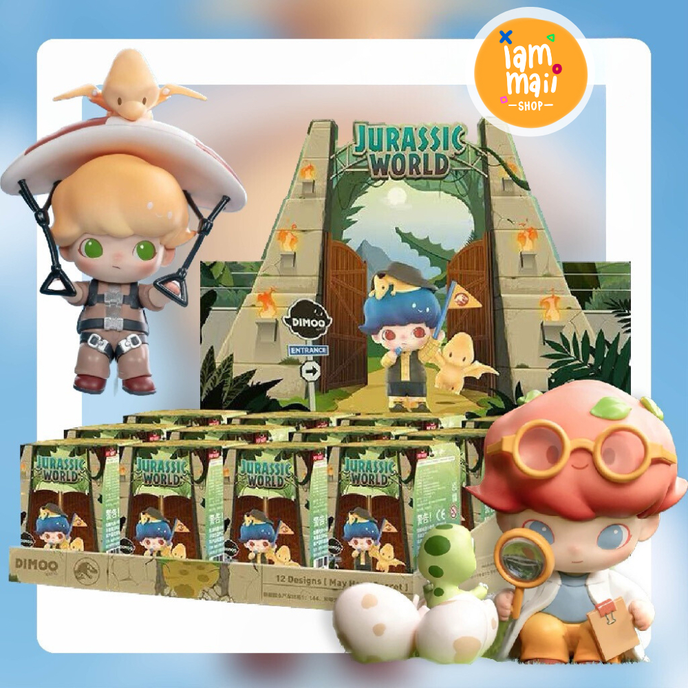 [ยกบ็อค] DIMOO Jurassic World Series POPMART พร้อมส่ง | Shopee Thailand