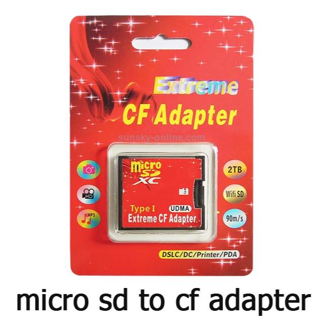 ตัวแปลง SD Card เป็น CF / Micro sd to CF (มีแบบให้เลือก สินค้าส่งจากไทย) ไม่รวมเมม | Shopee Thailand