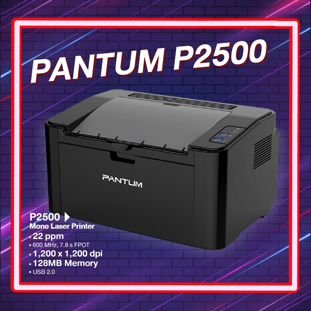 Pantum Printer MONOCHROME LASER P2500 | Shopee Thailand