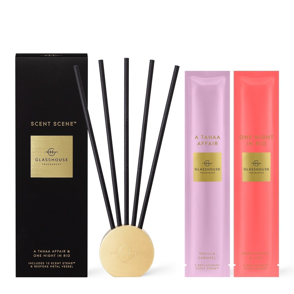 พร้อมส่ง ของแท้ Glasshouse Fragrances Scent Scene Scent Stem TWIN PACK ...