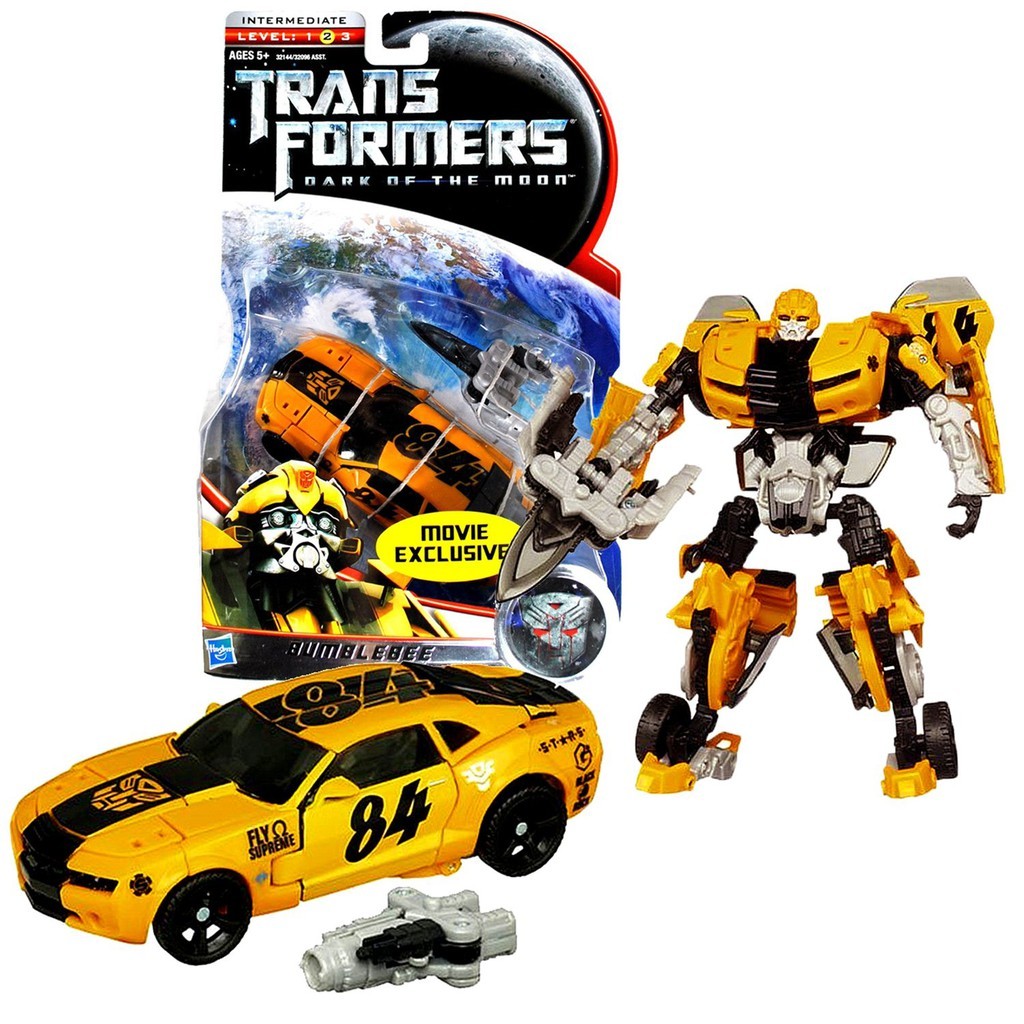 Transformers 3 Dark of The Moon Deluxe Bumblebee with Cannon Blade ...