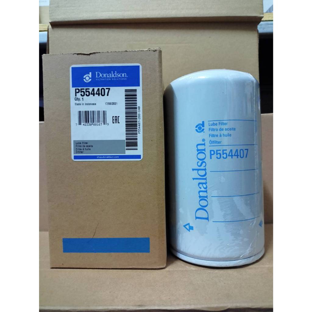 กรองเครื่อง , P554407 , PERKINS 2654407 , Donaldson LUBE FILTER, SPIN ...