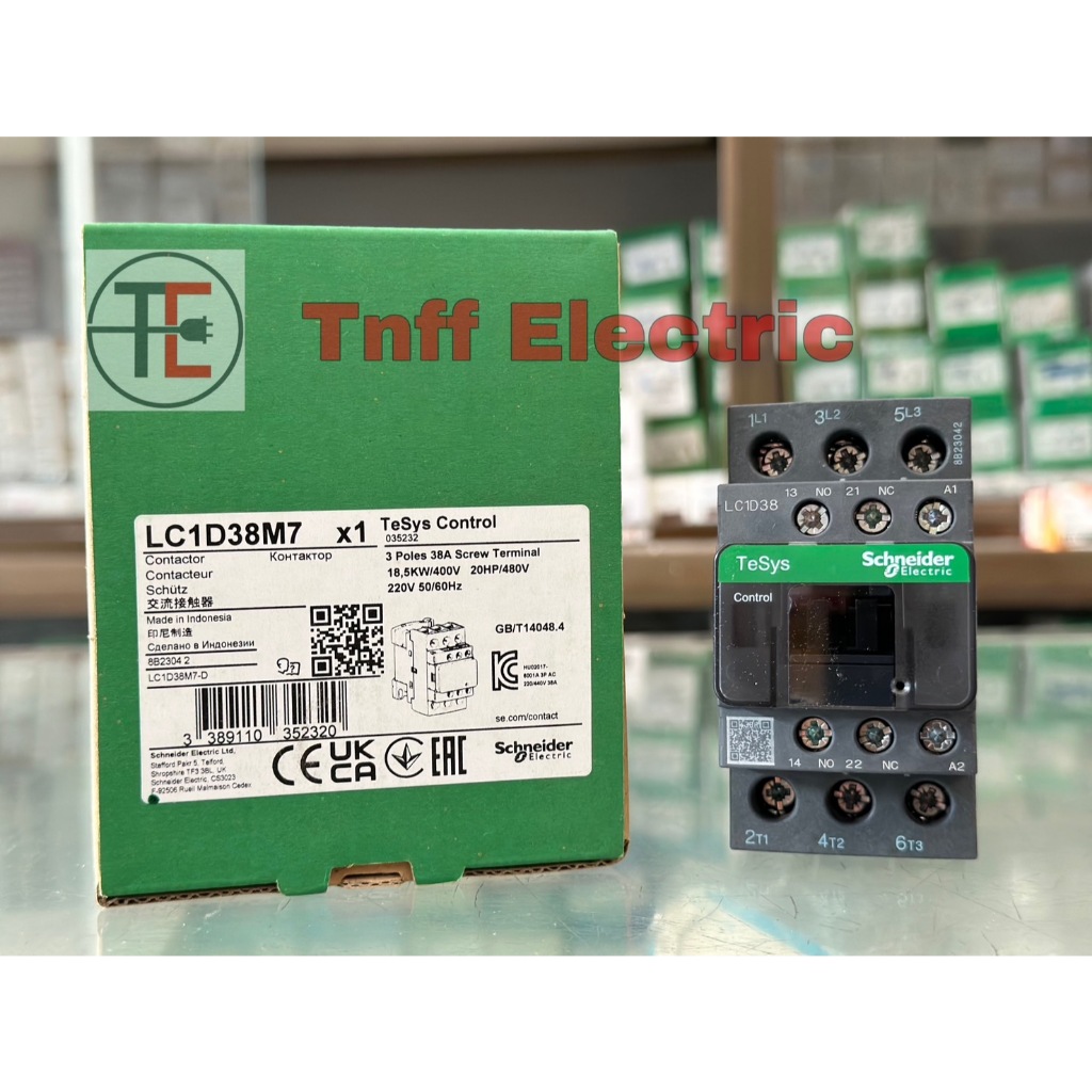 Schneider LC1D38M7, LC1D38B7, LC1D38E7, LC1D38F7, LC1D38Q7 แมกเนติก คอน ...
