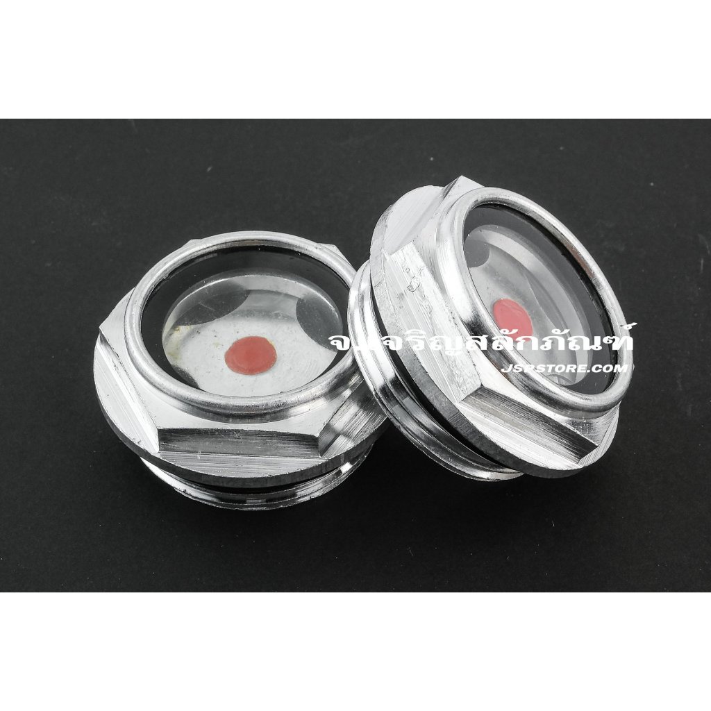 ข้อต่อดูน้ำมัน-ตาแมวดูน้ำมัน (Oil Level Sight Fitting) M27-M60 (แพ็คละ ...