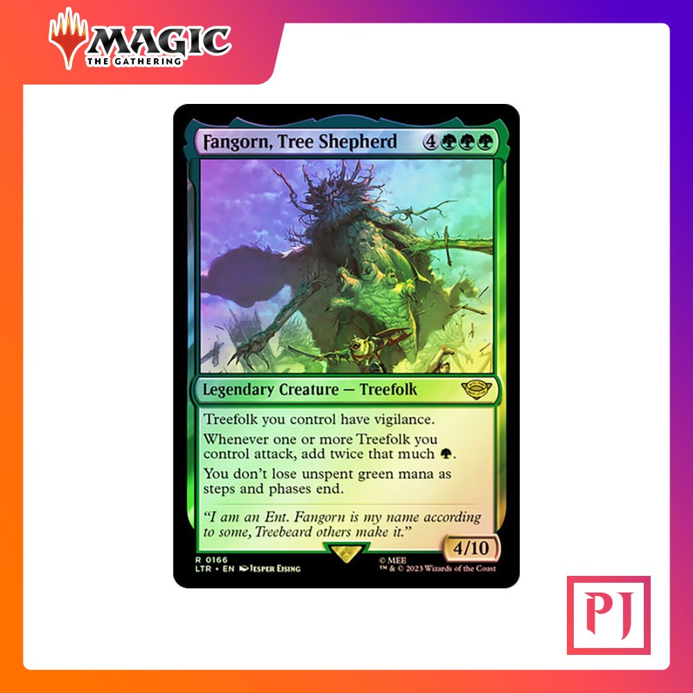 [MTG] Fangorn, Tree Shepherd [LTR] [GREEN] [RARE] [FOIL] [ENG] (การ์ดเม ...