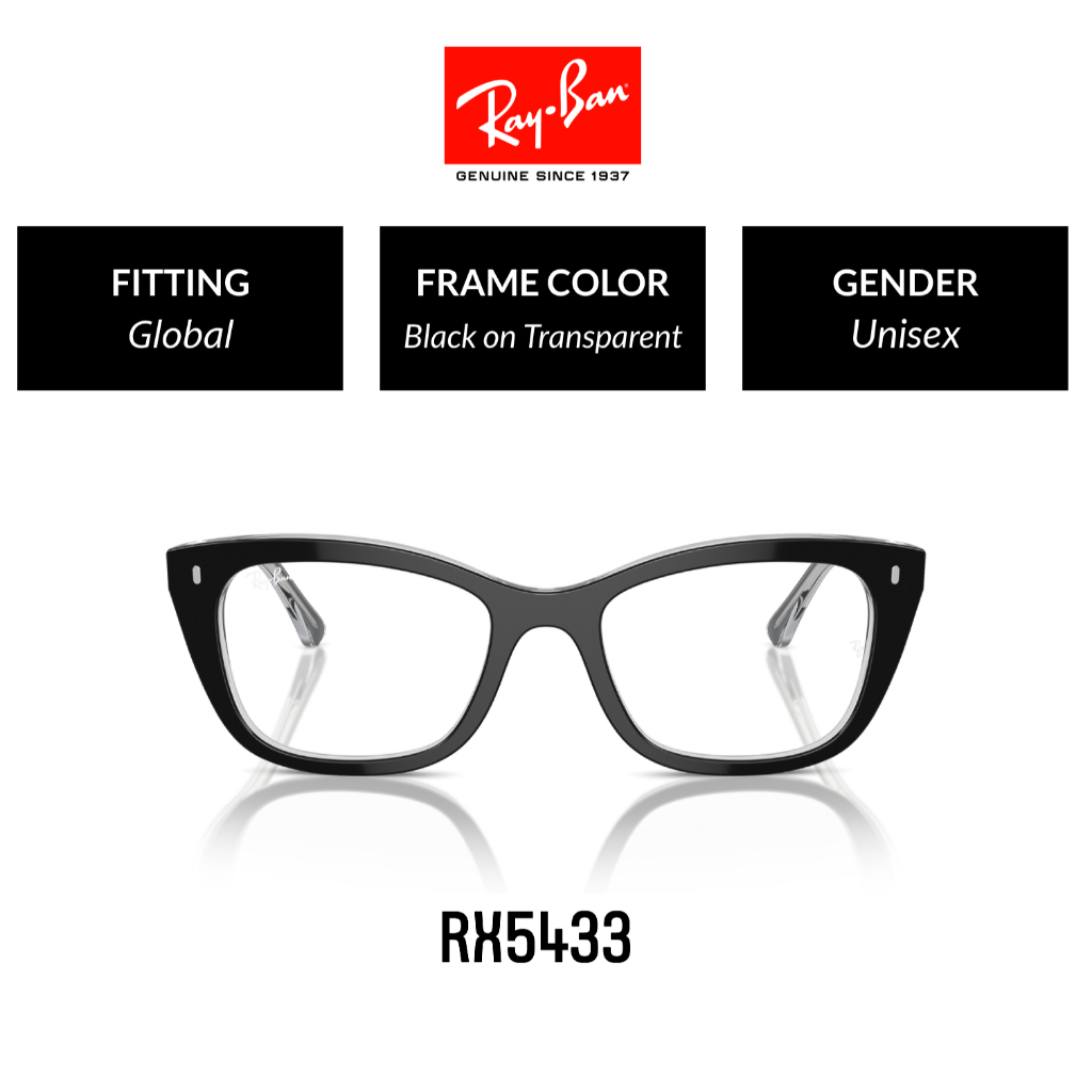 RAY-BAN RX5433 2034 Size 52 - Eyeglasses | Shopee Thailand
