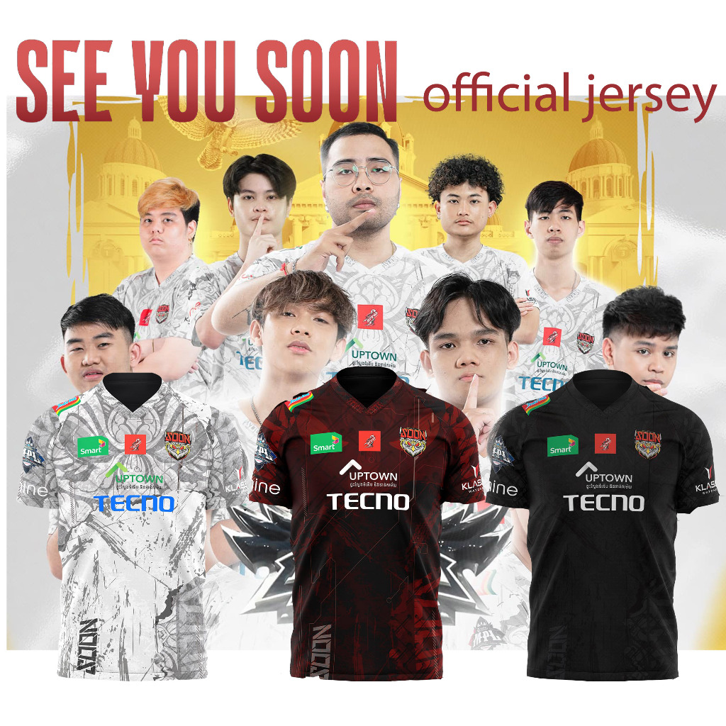 E-sport jersey MLBB team see you soon season 6 year 2024 | Shopee Thailand