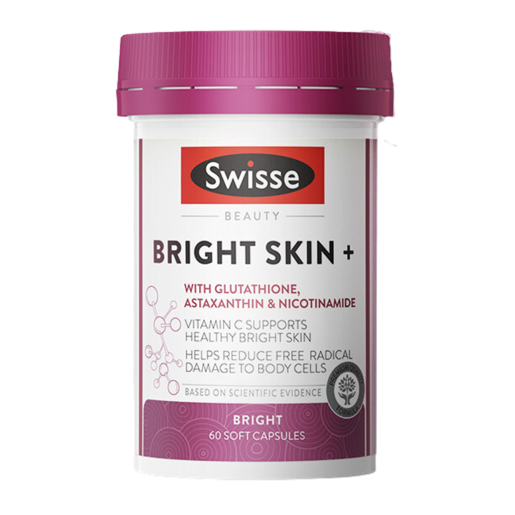 Swisse Bright Skin+ พลัส สูตรใหม่ 2X ผิวใสออร่า EXP01/2027 | Shopee ...