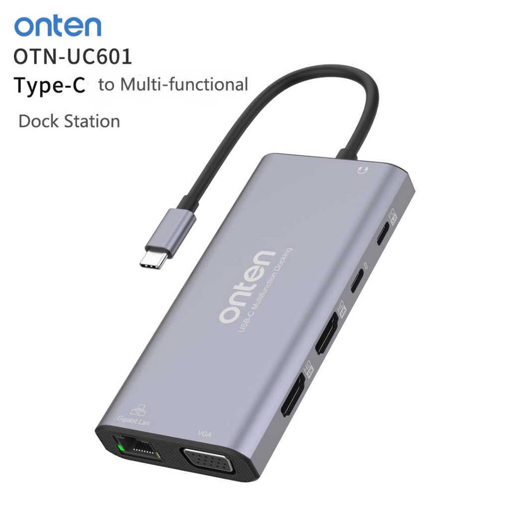 Onten OTN-UC601 USB-C 3.0 Multi-function dock | Shopee Thailand
