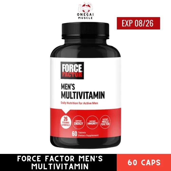 Force Factor Men's Multivitamin 60 Capsules, Multivitamin | Shopee Thailand
