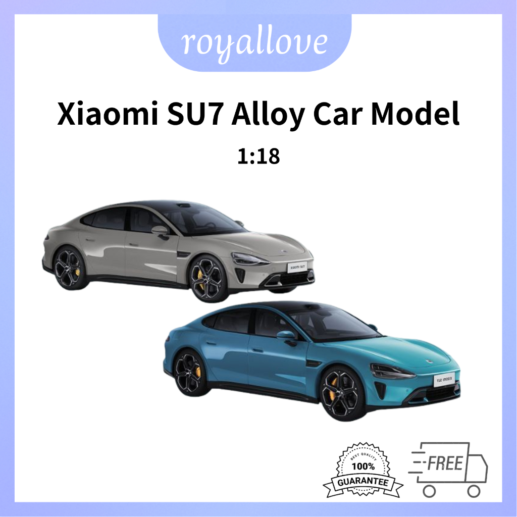 Original Xiaomi SU7 1:18 Alloy Car Model High-End Full Door Alloy Car Model Wheel steering รุ่น ...
