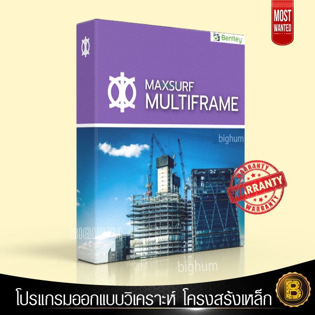 Multiframe Advanced. 23 | MAXSURF | Windows software | ออกแบบ โครงสร้าง ...