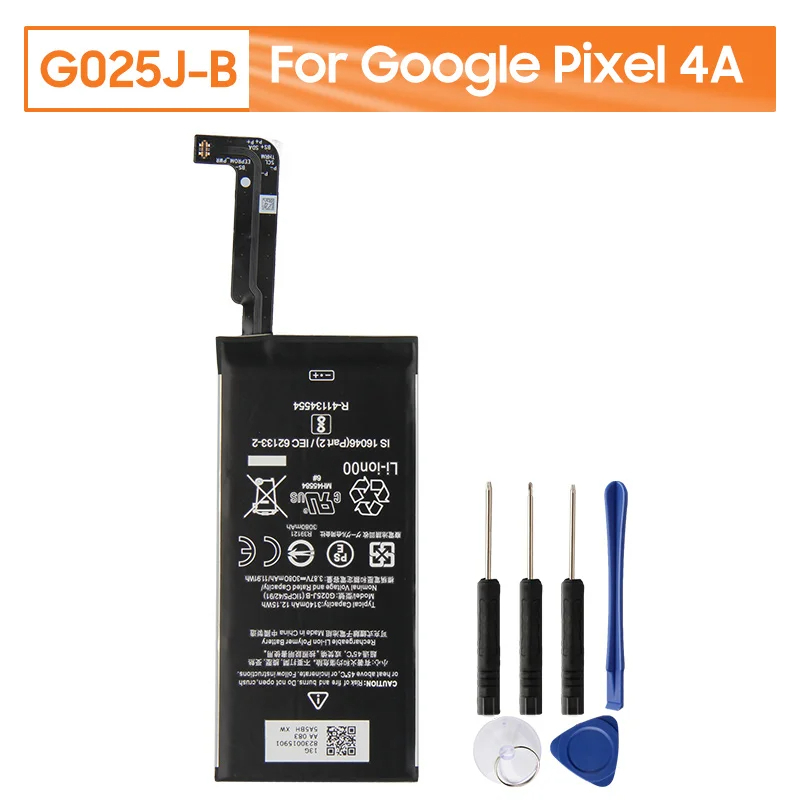 แบตเตอรี่แท้ Google Pixel 4A (G025J-B) ออริจินอล สินค้าแท้ ความจุ ...