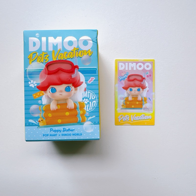 Popmart Dimoo Pets Vacation -Puppy Bather กล่องมีรอยตามรูป | Shopee ...