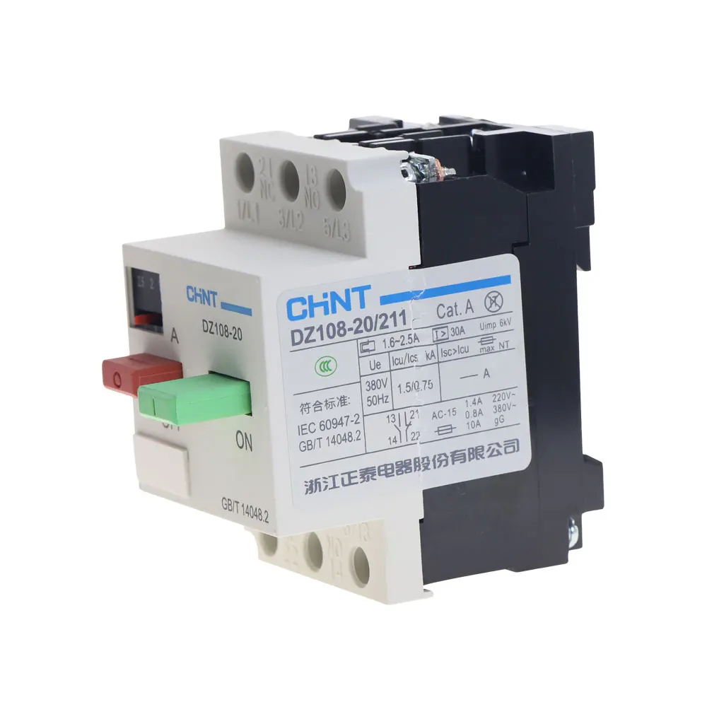 DZ108-20 , DZ108-20/211 มอเตอร์เซอร์กิตเบรกเกอร์ Motor Circuit Breaker ...