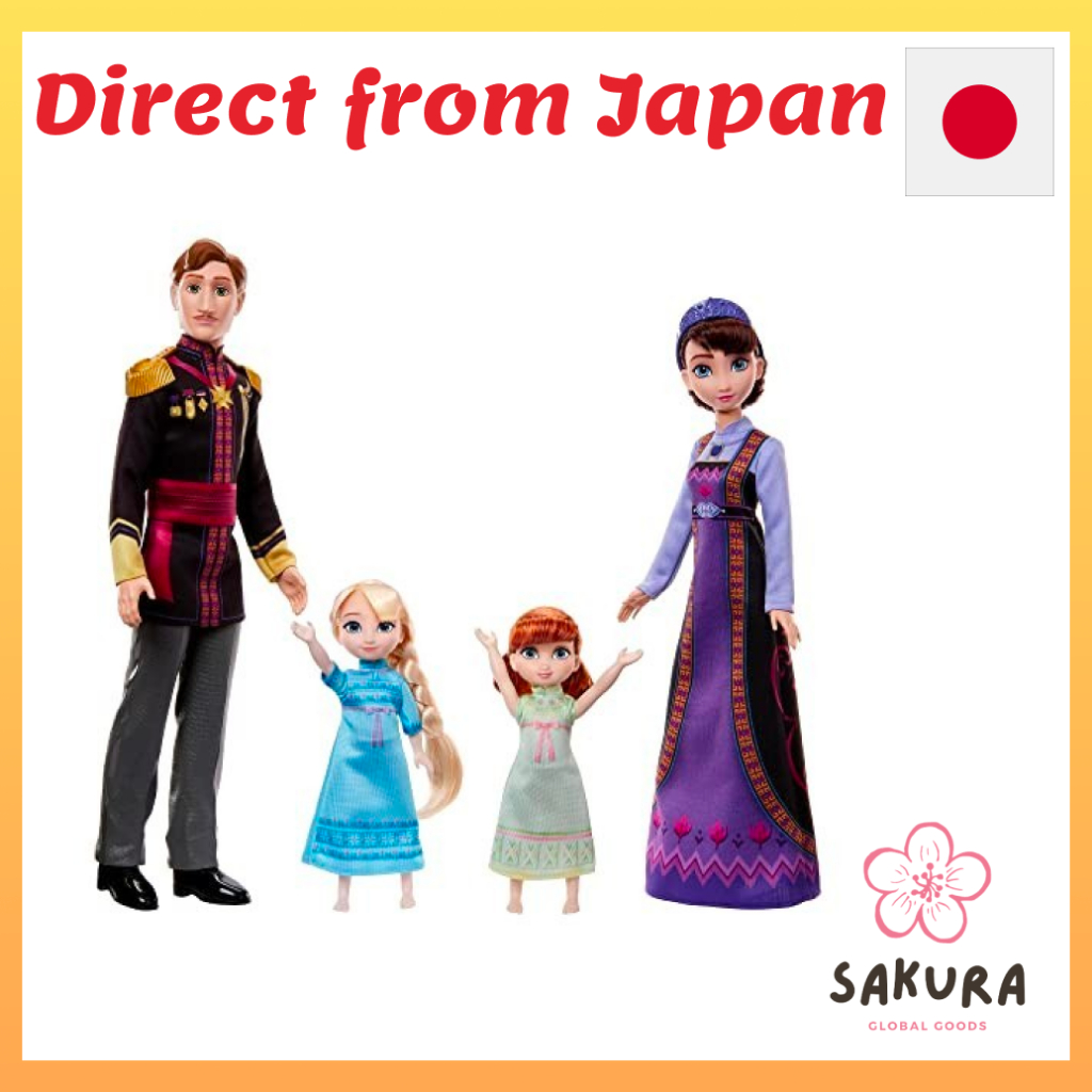 MATTEL Disney/Frozen Arendelle Royal Family (4 doll set) [Dress-up doll ...