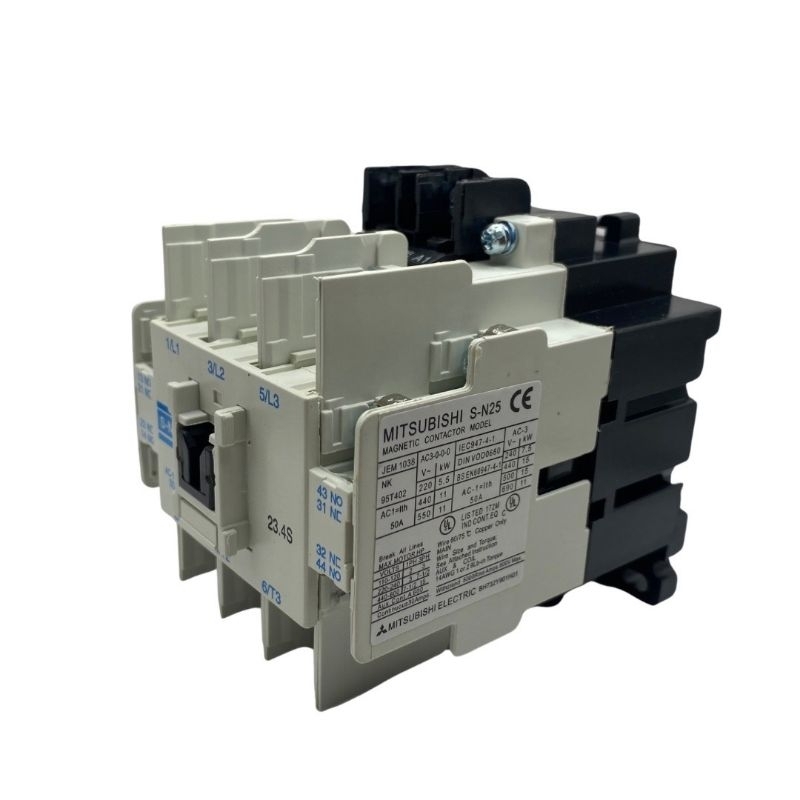 Magnetic Contactors S- N25 Coil 220V (50A) Mitsubishi SN25 | Shopee Thailand