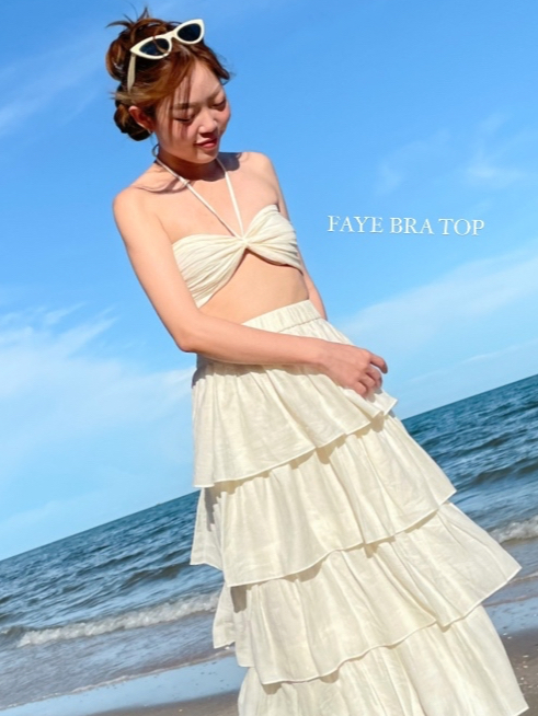 TheBlancPale : FAYE BRA TOP อก 30-38 ใส่ได้นะค้า น้องบราตัวเล็ก มีสายผูกเชือกคล้องคอใส่ทุกตัวนะ ...