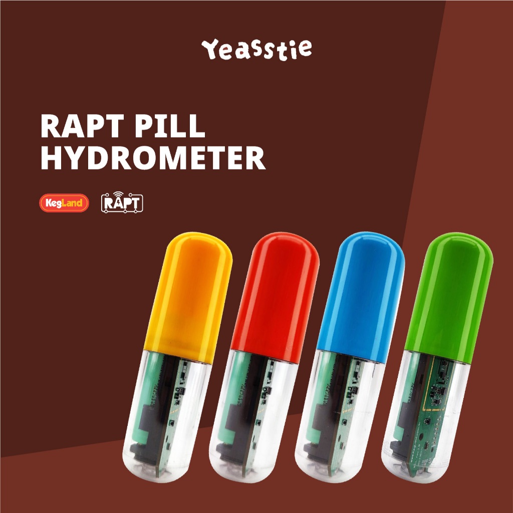 RAPT Pill – Hydrometer & Thermometer (Wifi & Bluetooth) - สีเหลือง ...