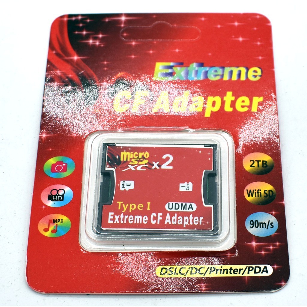 CF Adapter SD Card to CF Card / Micro SD เป็น CF Compact Flash (มีแบบให้เลือก) | Shopee Thailand