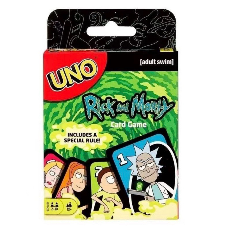 การ์ดเกมส์ “UNO” Card Game (Rick And Morty)(Packet-กล่องกระดาษ ...