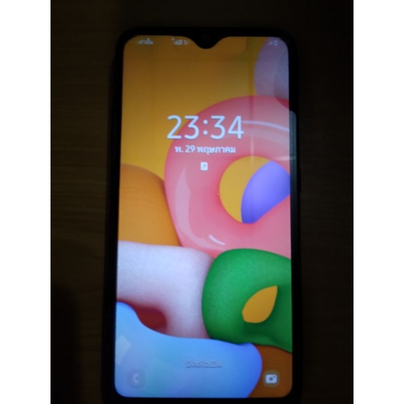 มือถือพร้อมใช้Galaxy A01 จอ5.7” แอนดอย12ใช้งานได้ปกติไม่ล็อคใดๆติดฟิลม์ ...