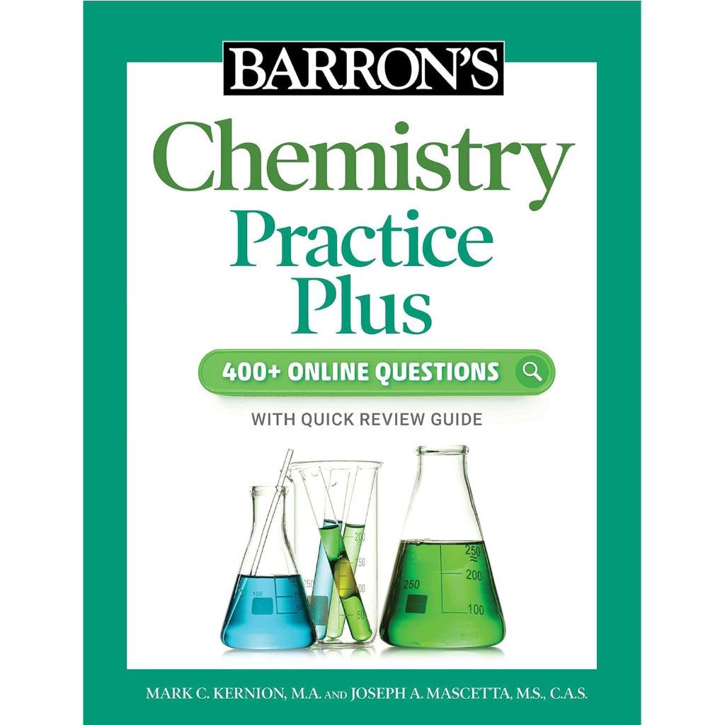 Chulabook|c321|หนังสือ|BARRON'S CHEMISTRY PRACTICE PLUS: 400+ ONLINE ...