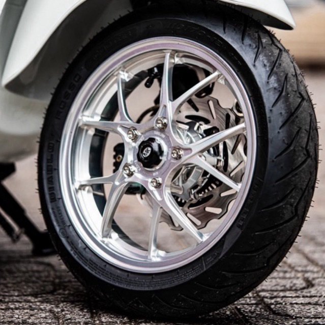 MK Factory ล้อ forged สำหรับ Vespa ขอบ 12“ ใส่ได้กับ Sprint / Primavera ...