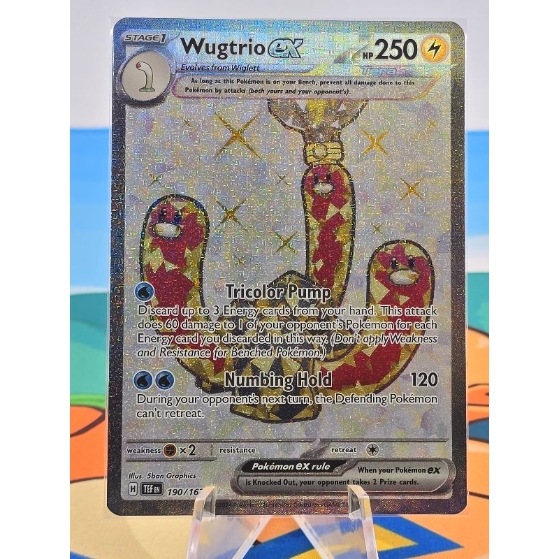 Pokemon Card "Wugtrio EX Star 190/162" ENG Temporal Forces | Shopee ...