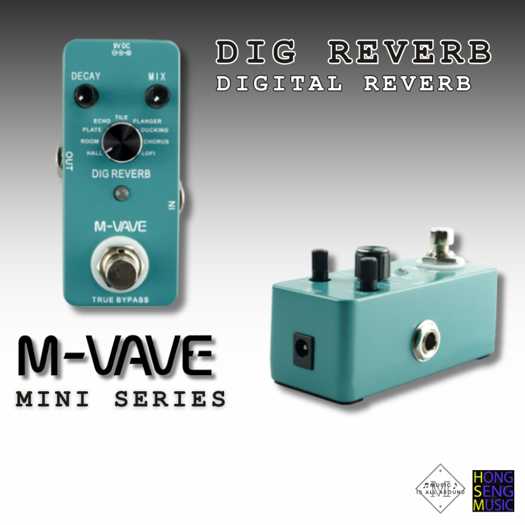 เอฟเฟคกีตาร์ไฟฟ้า M-VAVE : MINI SERIES รุ่น DIGTAL REVERB | Shopee Thailand