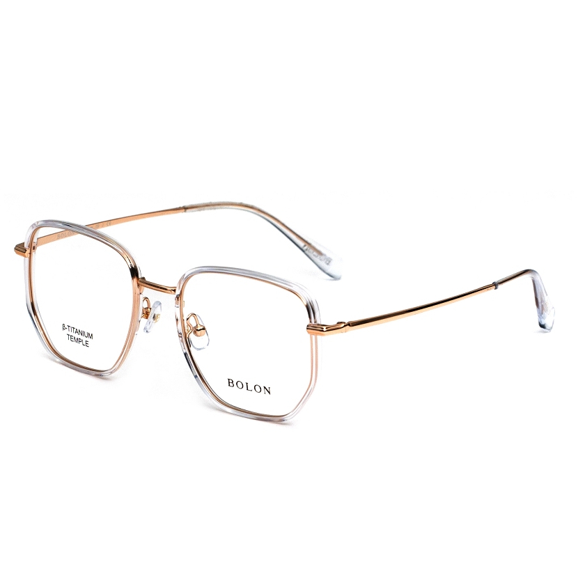 กรอบแว่นสายตา BOLON รุ่น BH6000 B93 SIZE 52 MM. (CLEAR-ROSE GOLD ...